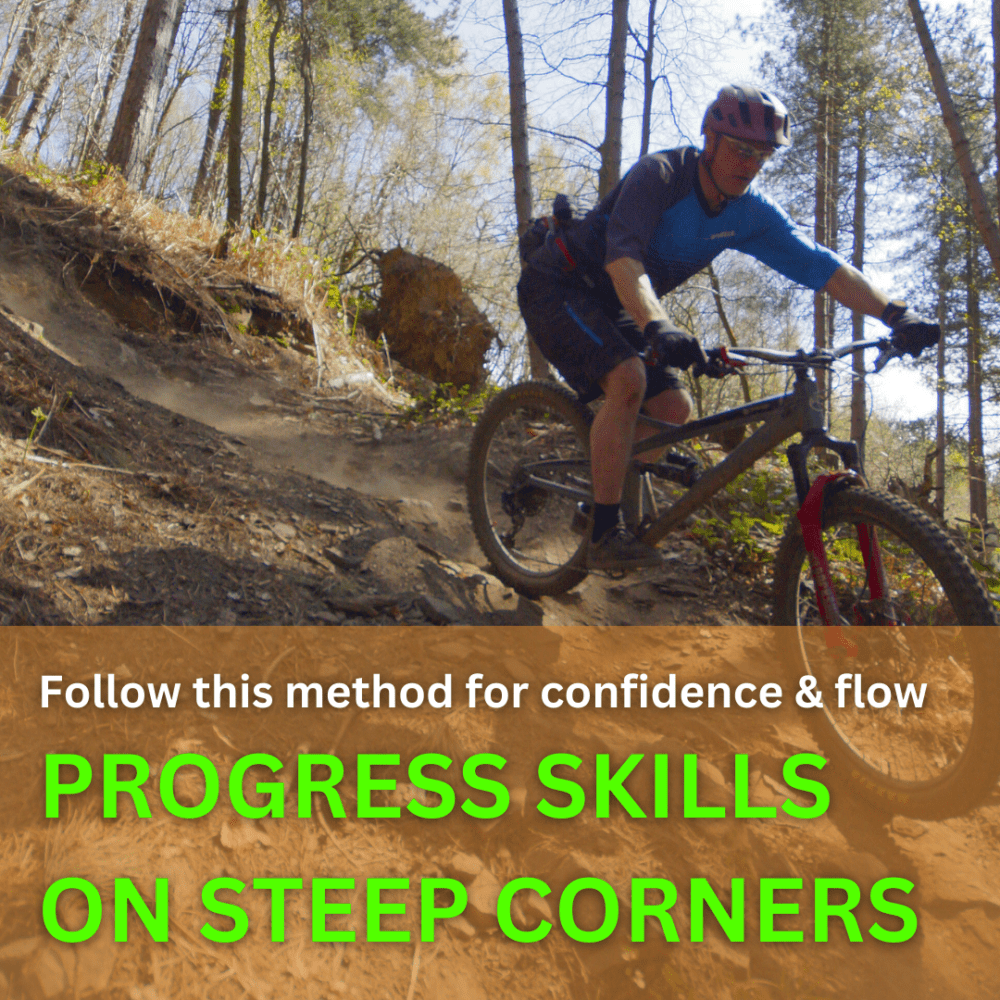 Improve Mountain Bike Cornering Skills for Steep Descents: Downhill ...
